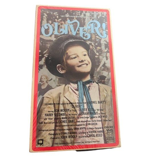 Tri-Star | Media | Oliver Vhs Video New Columbia Tristar Rated G ...